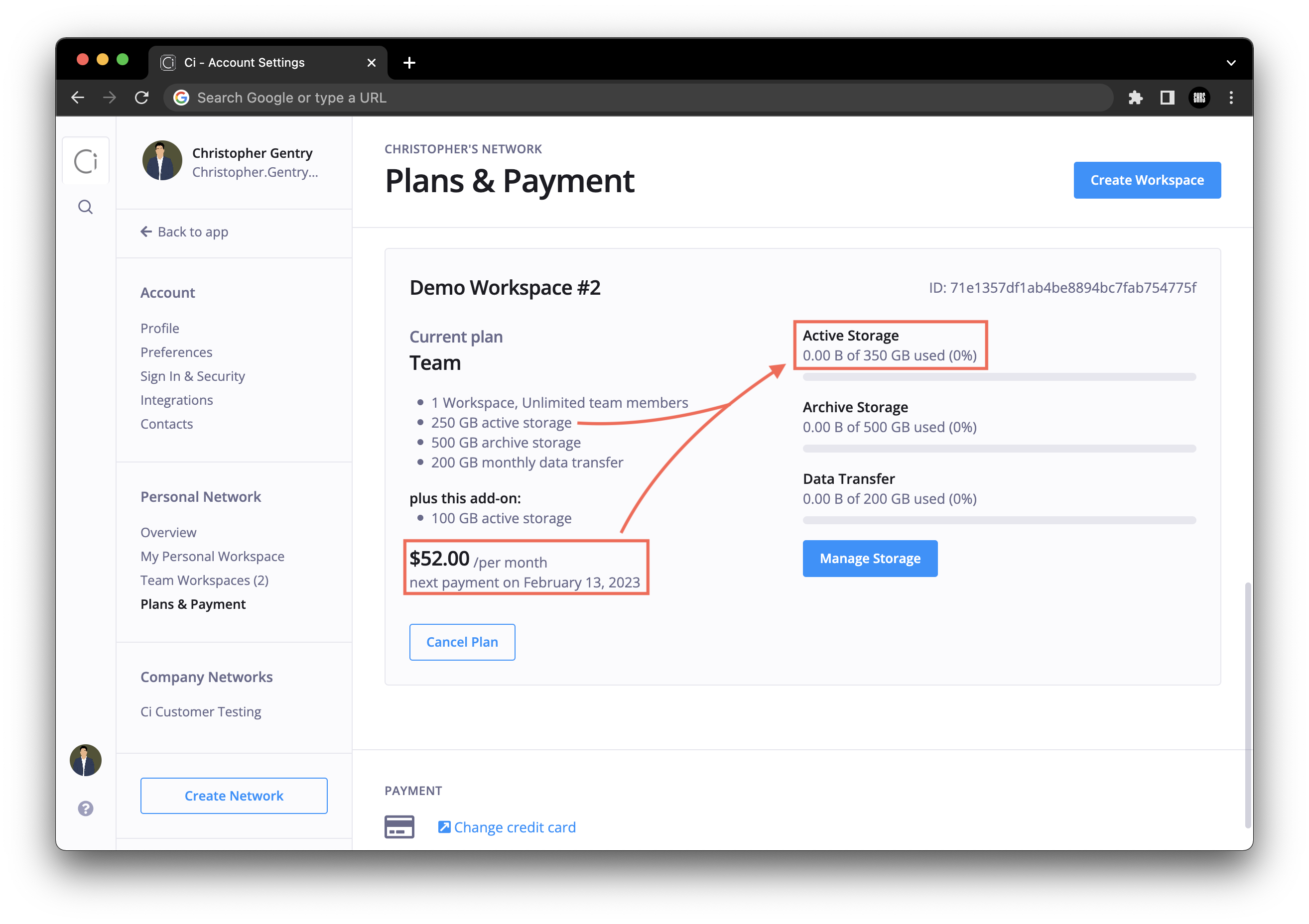 Team Workspace Add-on Blocks – SONY | Ci Customer Success
