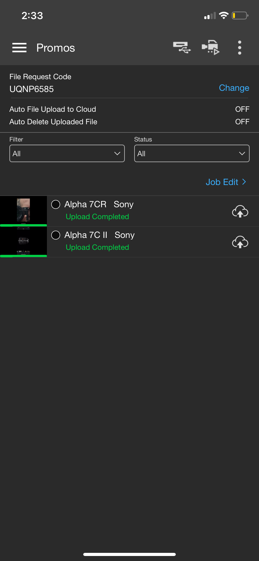 Creators' App Upload to Ci – SONY | Ci Customer Success