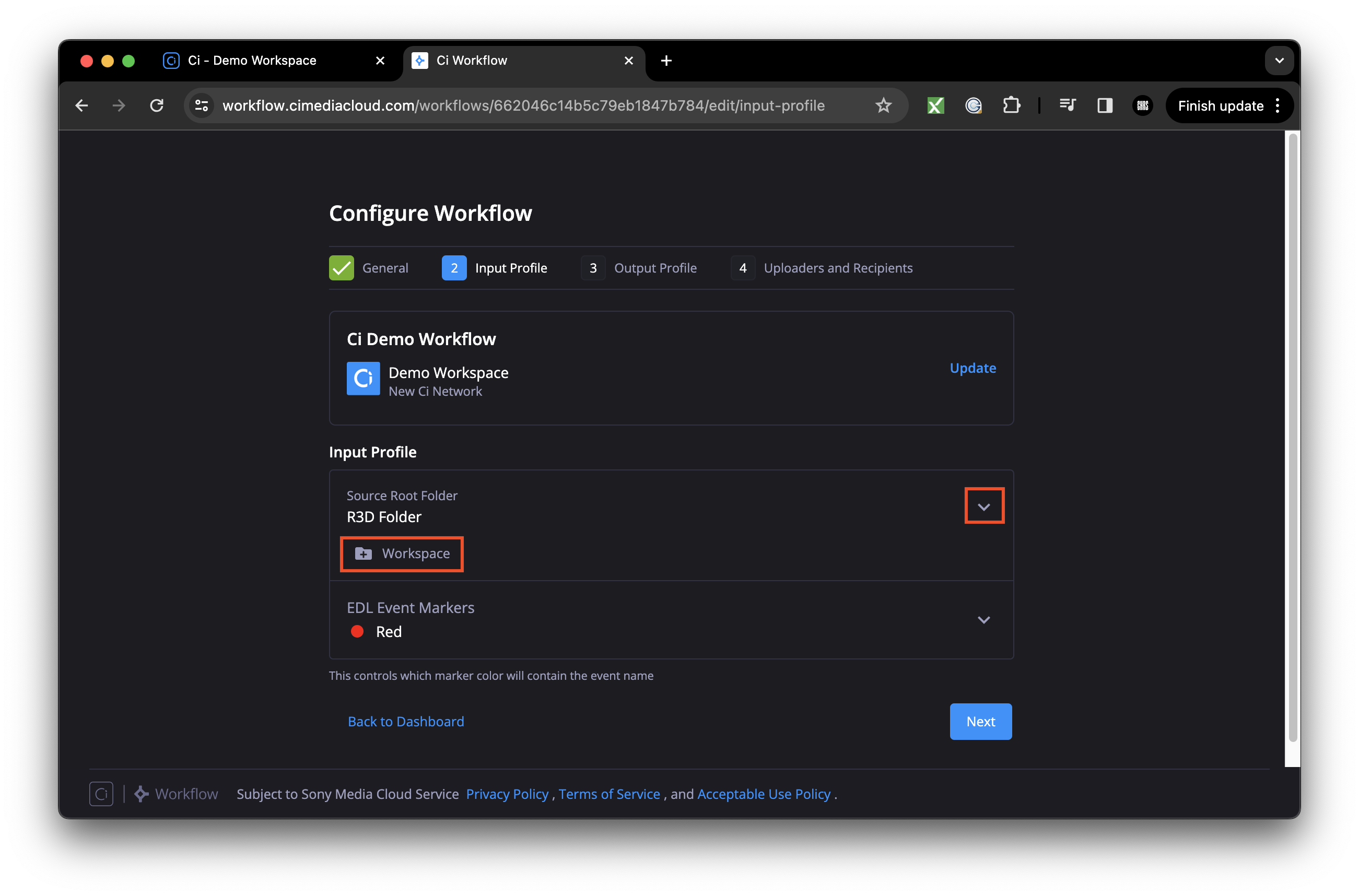 Ci Workflow – SONY | Ci Customer Success