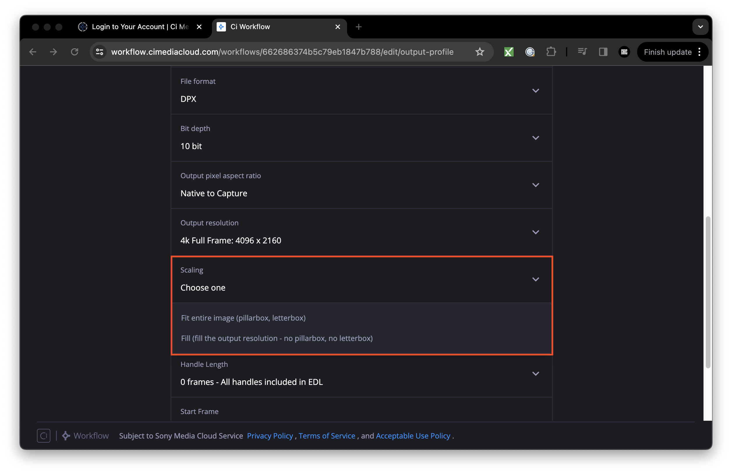 Ci Workflow – SONY | Ci Customer Success