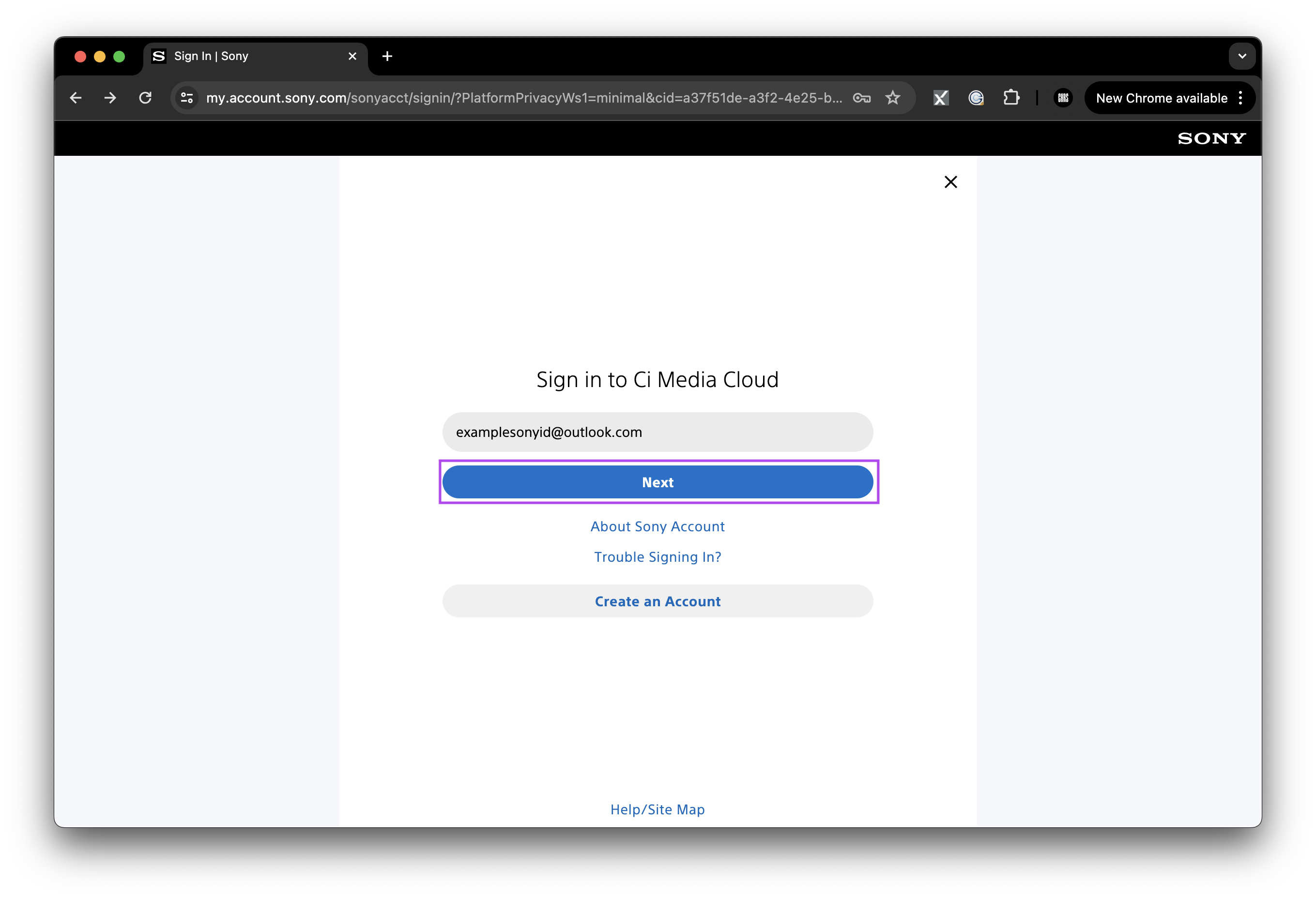 How to Authenticate with Sony Account (previously referred to as Sony ...