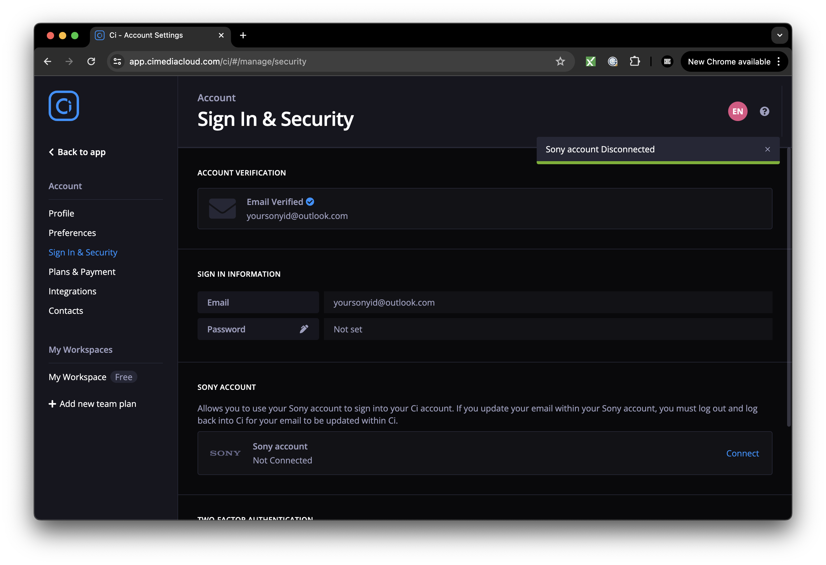 How to Authenticate with Sony Account (previously referred to as Sony ...